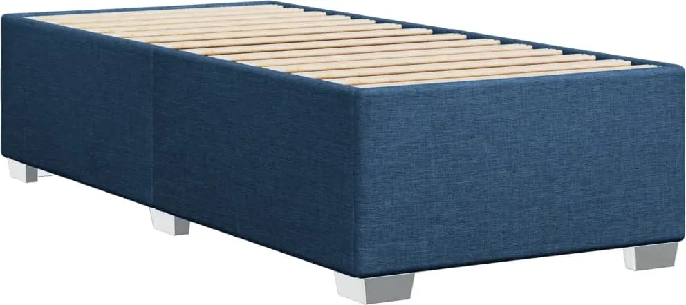 Rám postele bez matrací modrá 80x200 cm textil 3284435