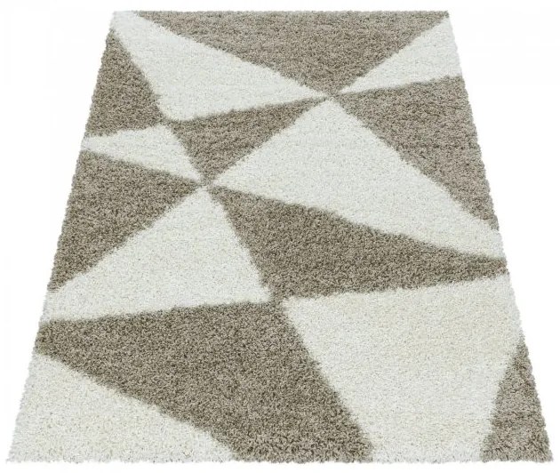 Vopi | Kusový koberec Tango shaggy 3101 beige - 160 x 230 cm
