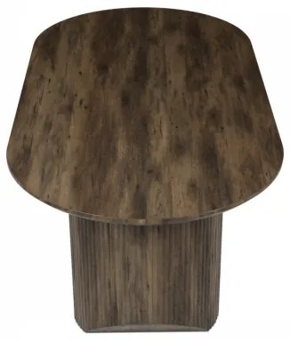 Stůl jídelní 200x100 MDF 3D dekor ořech HT-W1578 WAL