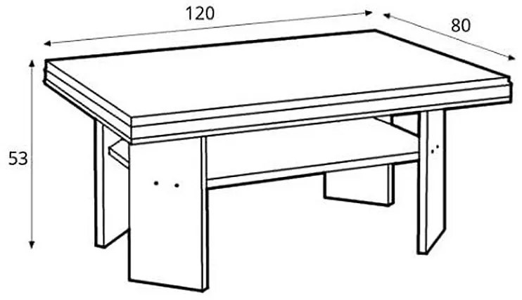KORA a | konferenční stolek KL | 120x80 cm | andersen