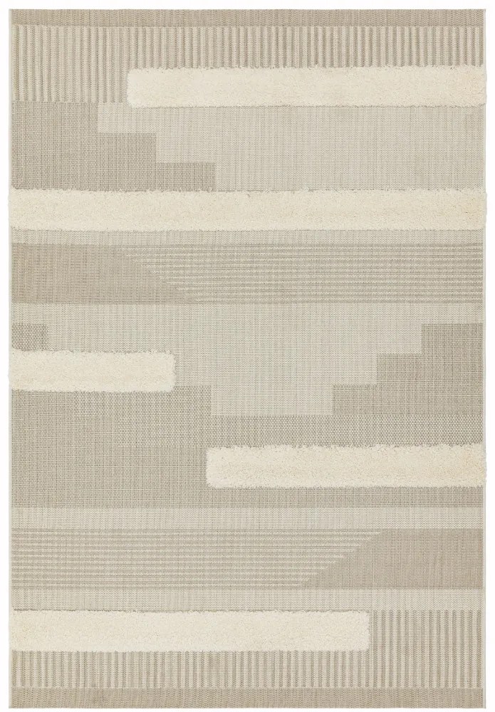 Tribeca Design Kusový koberec Mola Natural/Cream Geometric Rozměry: 160x230 cm