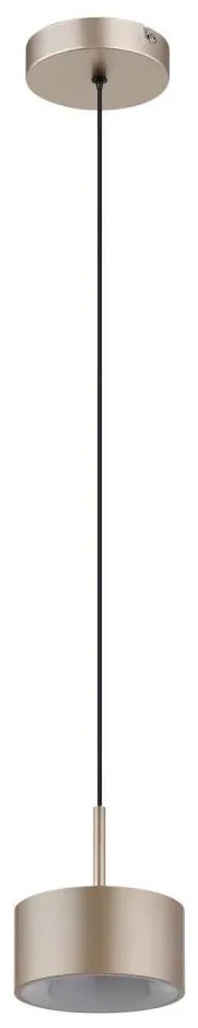 Globo 56964H - LED Lustr na lanku RAYMOND LED/12W/230V 3000K pr. 15 cm mosaz 56964H