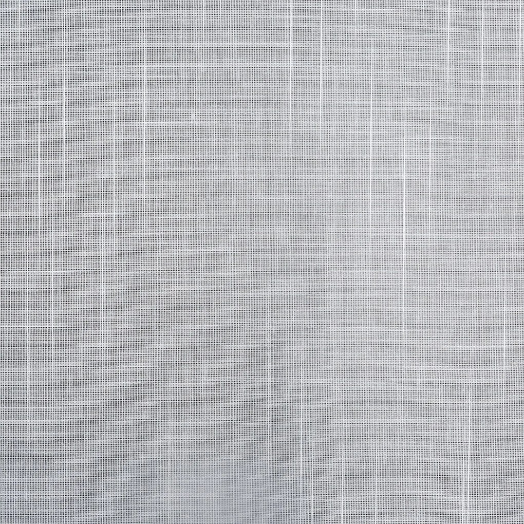 ZÁCLONA NA KROUŽCÍCH ANNA 140X250 CM BÍLÁ