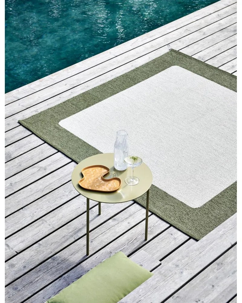 Zeleno-krémový vnitřní a venkovní koberec 180x260 cm Ilda Pine – Pappelina
