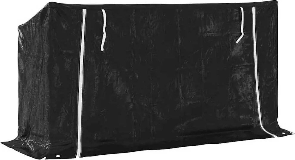 vidaXL Stojan na palivové dřevo s krytem 200,5x60,5x110,5 cm [4104945]