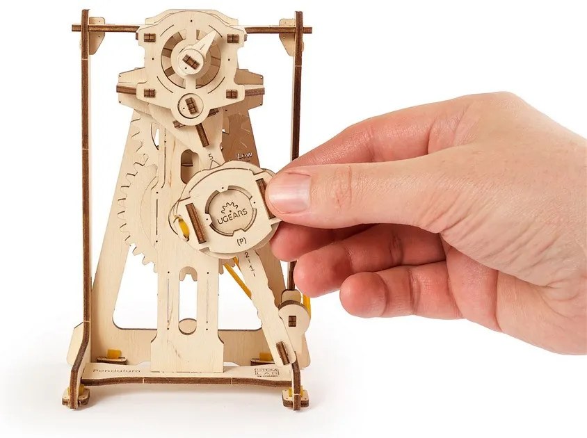 Ugears 3D dřevěné mechanické puzzle STEM výukové kyvadlo