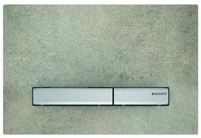 Geberit Sigma50 - Ovládací tlačítko splachování, chrom/dekor betonu 115.788.JV.2