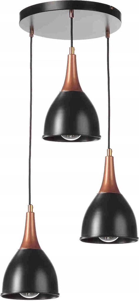 Loftová závěsná Led stropní lampa Industrial E27 Edison