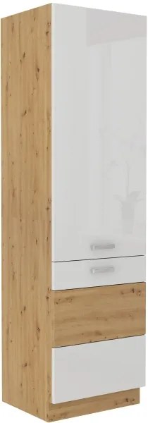 Kuchyňská skříň Artisan 60 DK-210 2F Barva dvířek bílá lesk
