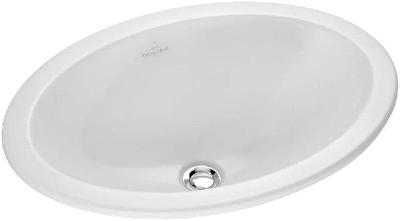 Villeroy & Boch Loop&Friends - Umyvadlo zápustné 660x470 mm, bez otvoru pro baterii, bílá 61553001