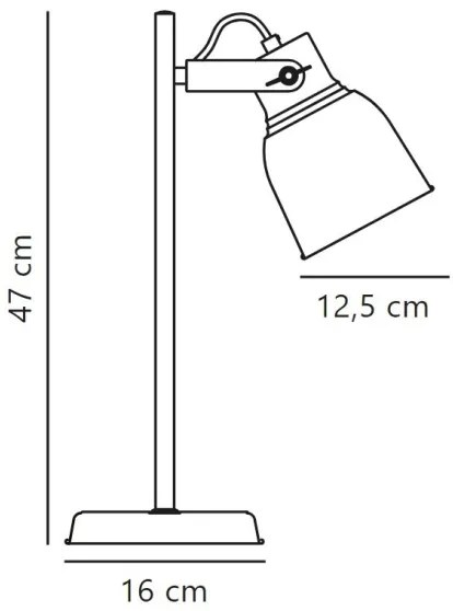 Nordlux - Stolní lampa ADRIAN 1xE27/25W/230V