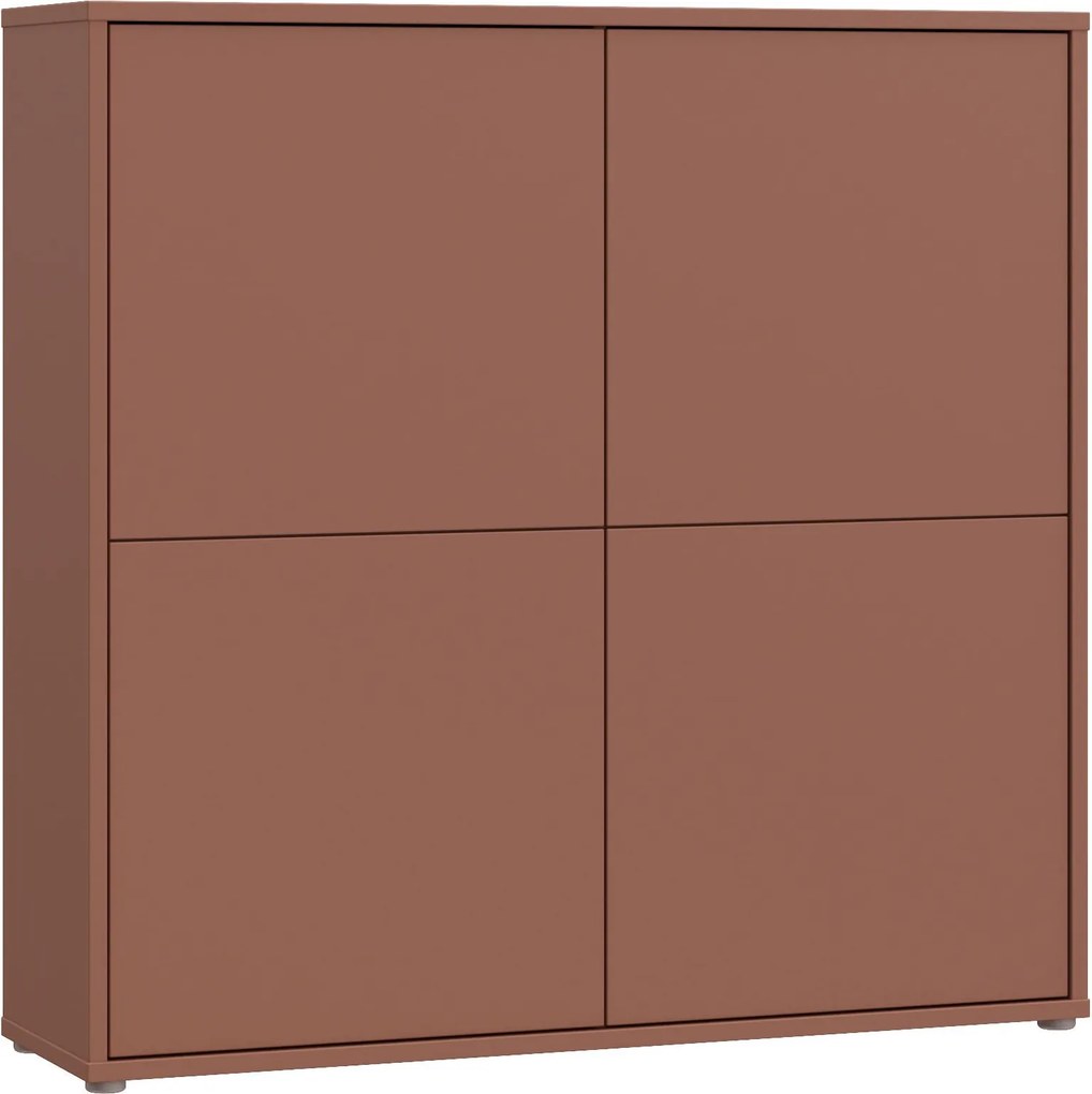 XXXLutz VYSOKÁ KOMODA, terracotta, 124,5/121,5/34,9 cm Carryhome - Online Only komody - 000687018336