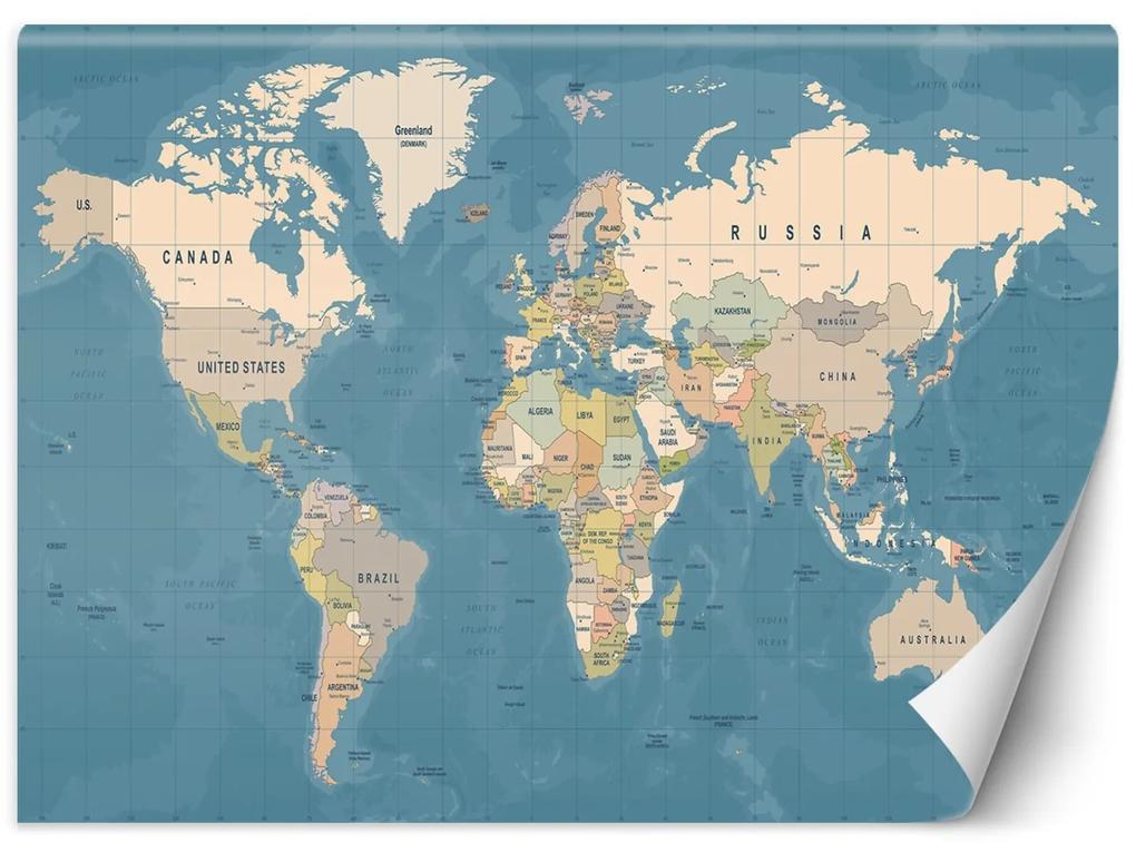 Gario Fototapeta Politická mapa světa Materiál: Vliesová, Rozměry: 200 x 140 cm