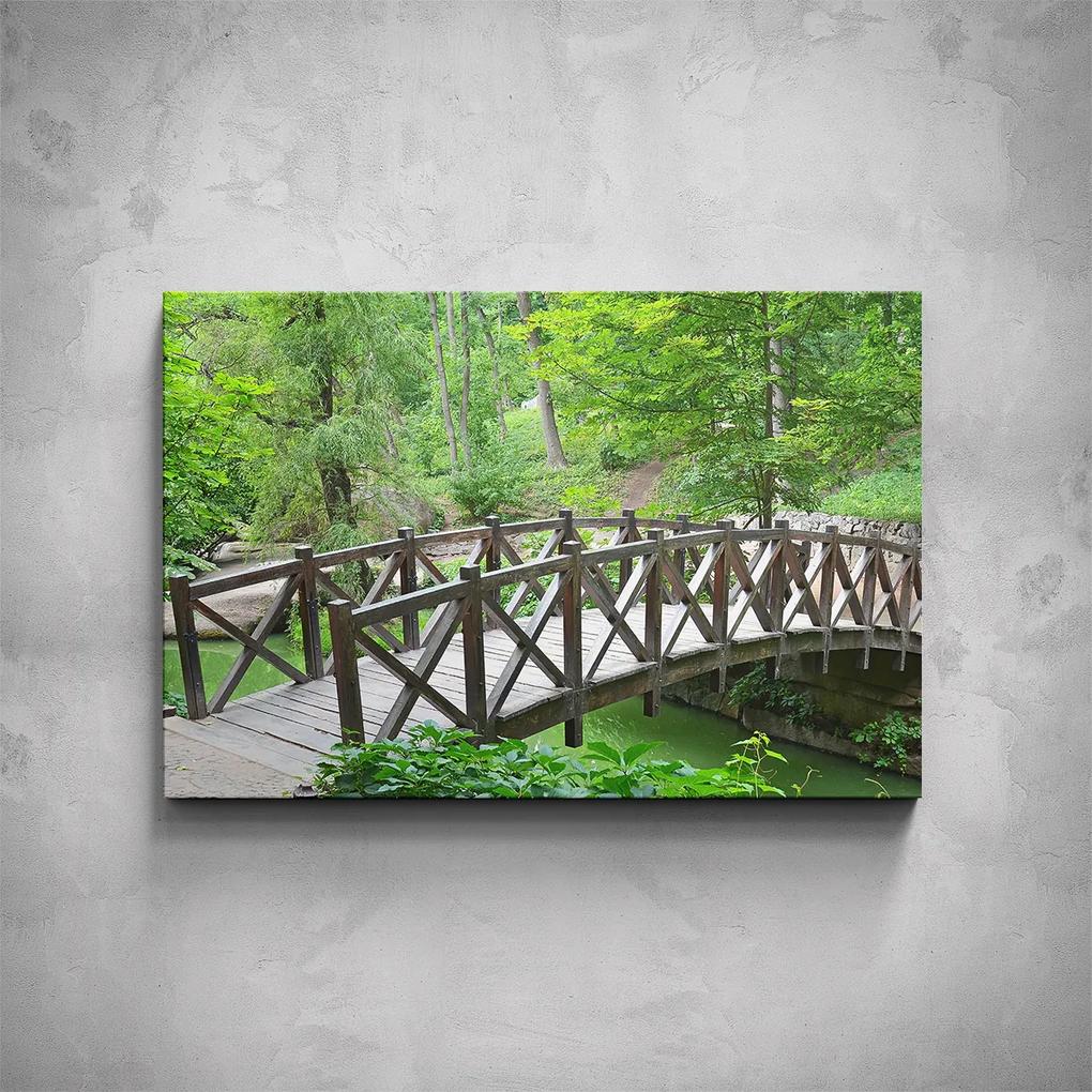 Obraz - Dřevěný mostek - PopyDesign