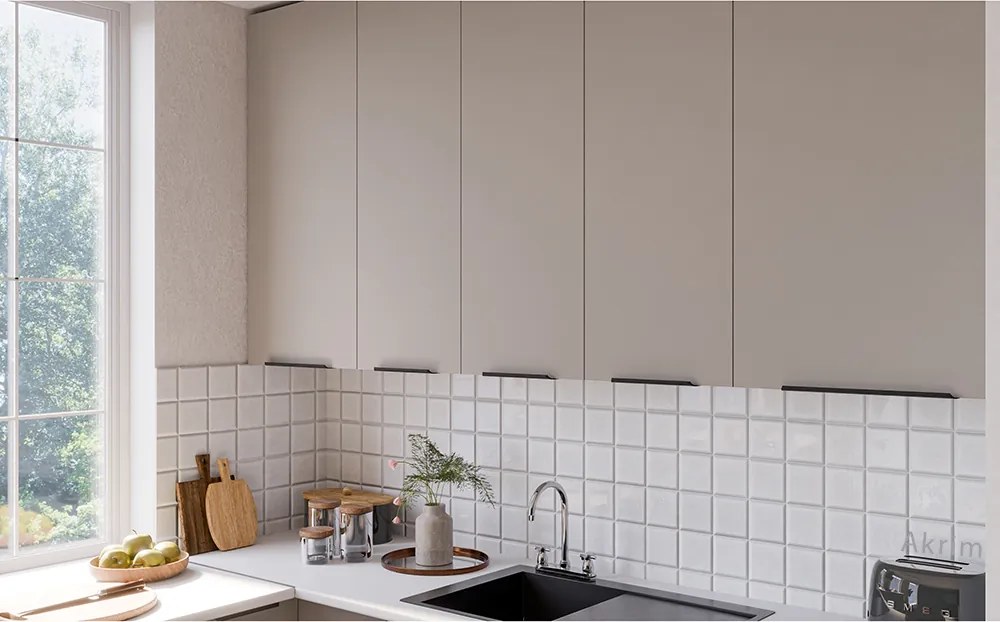 ARIA lb | dolní skříňka 80 ZL 1S dřezová | 80 cm | PREMIUM BOX | bílá/béžová