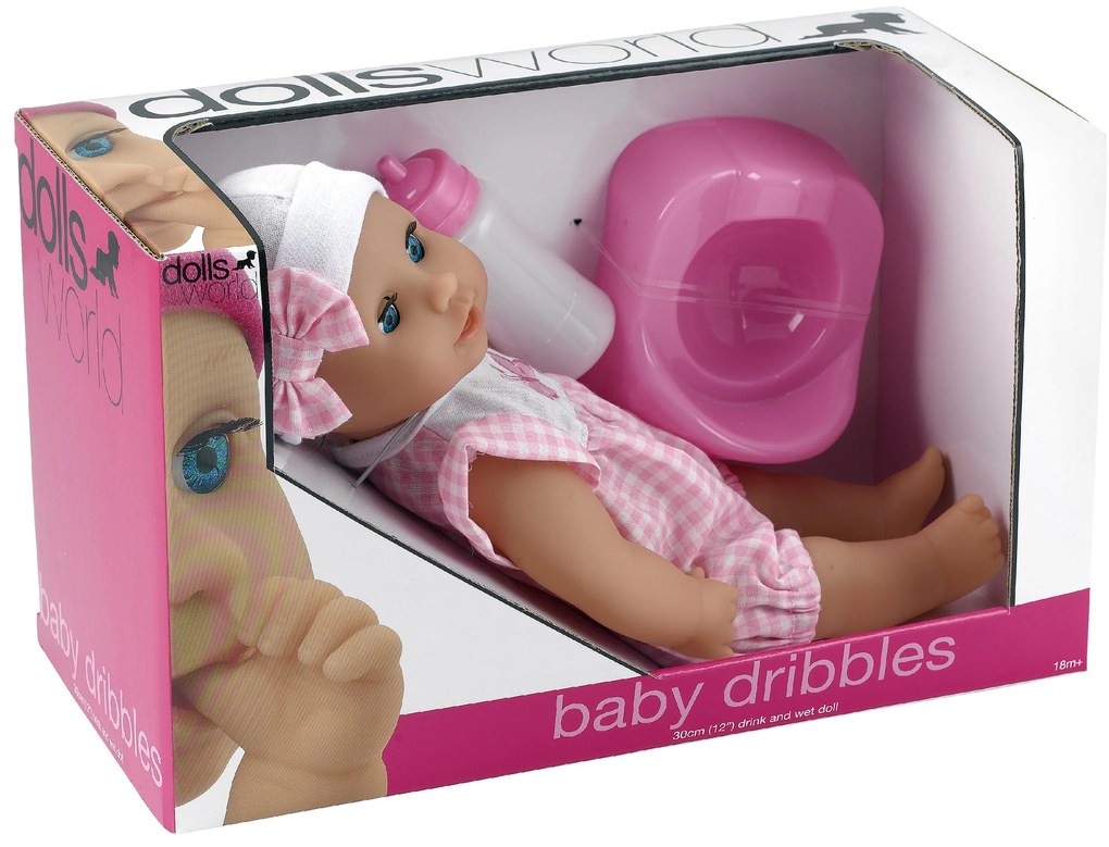 Dolls World - Baby Dribbles 30 cm