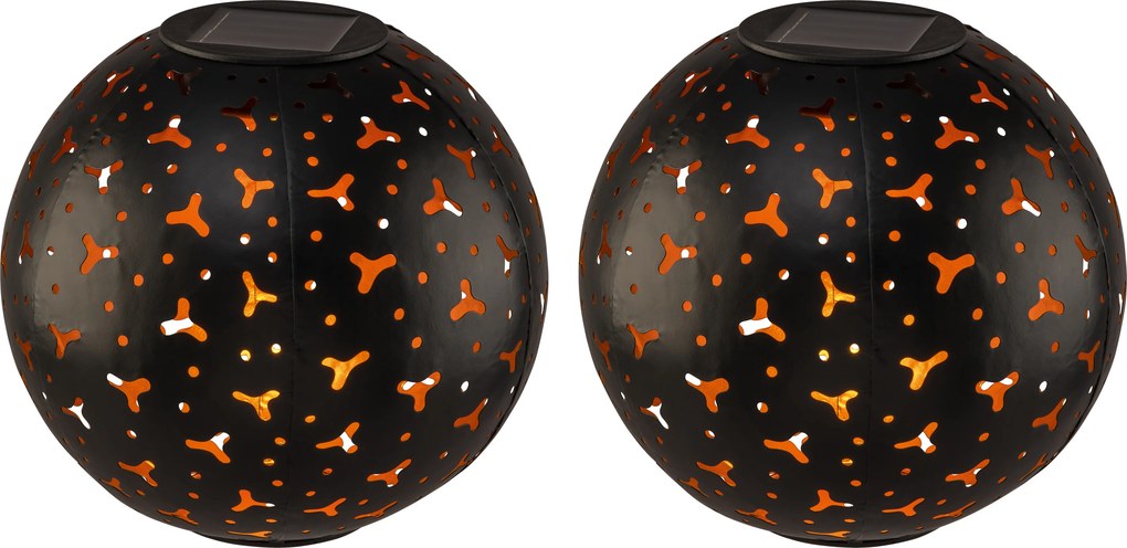 Livarno® Sada solárních LED svítidel, 2dílná, koule