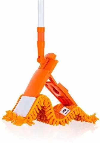 Brilanz Žinylkový mop s teleskopickou tyčí 120 cm, oranžová