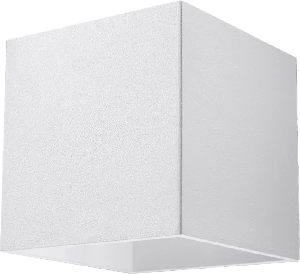Sollux Lighting Nástěnné svítidlo QUAD 1 bílé
