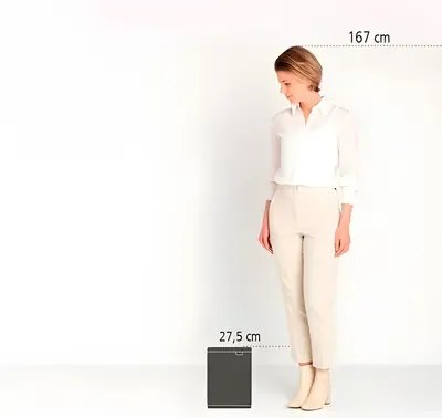 Brabantia Bo černá matná / Odpadkový koš / 4 l