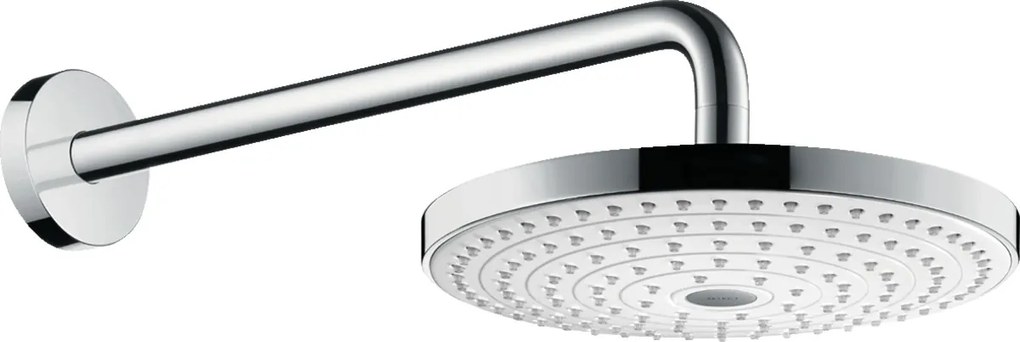 Hansgrohe Raindance Select S, hlavová sprcha 240 2jet se sprchovým ramenem, bílá/chromová, HAN-26466400
