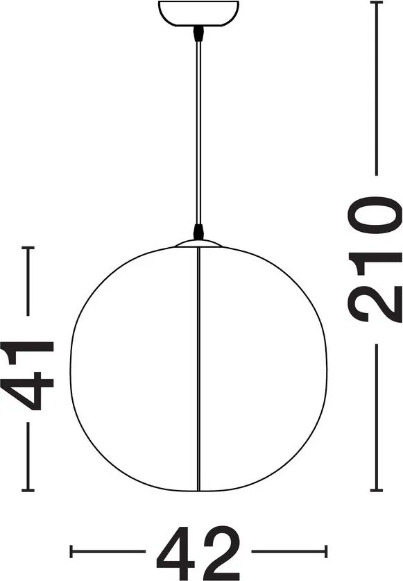 Bílé kovové závěsné svítidlo s textilním stínidlem ø 42 cm Pierida – Nova Luce