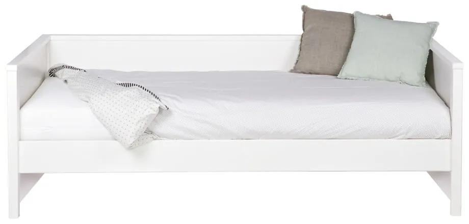 Bílá jednolůžková postel 90x200 cm Nikki – WOOOD