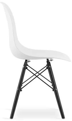 Židle OKSANA - černá/bílá