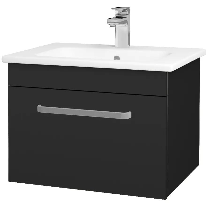 Dřevojas Koupelnová skříň ASTON SZZ 60 Varianta: N01 Bílá lesk / Úchytka T01 / D20 Galaxy