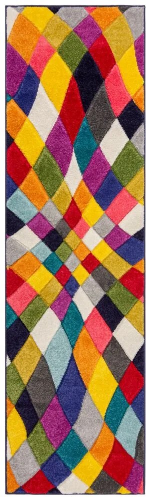 Behúň Spectrum Rhumba Multi, 66x230, viacfarebná, chodba / predsieň, Flair Rugs