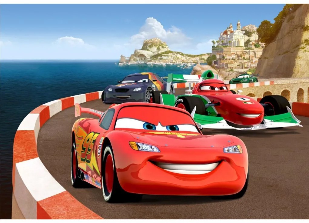 Fototapeta Auta Disney Cars FTDNXXL5005 / Fototapety do dětského pokoje FTDNXXL 5005 (360 x 270 cm) AG Design