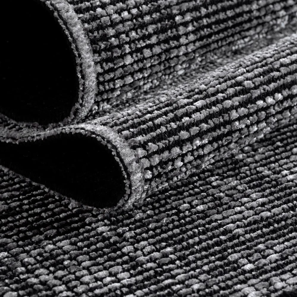 Tmavě šedý pratelný běhoun 80x250 cm Space 1900 – Ayyildiz Carpets