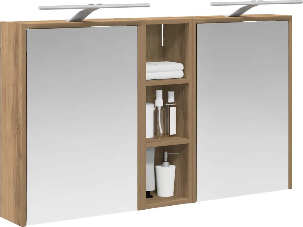 Sada koupelnových skříněk 3 ks 106 x 16 x 62,5 cm 3403807