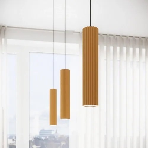 Závěsné svítidlo SOLLUX KARBON 1 zlaté GU10 1x10W bez žárovky SL.1554