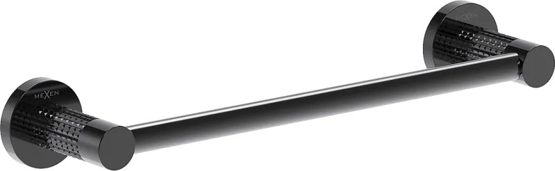 Mexen Triv, držák na ručníky 35 cm, černá chrom, 70A33041-73