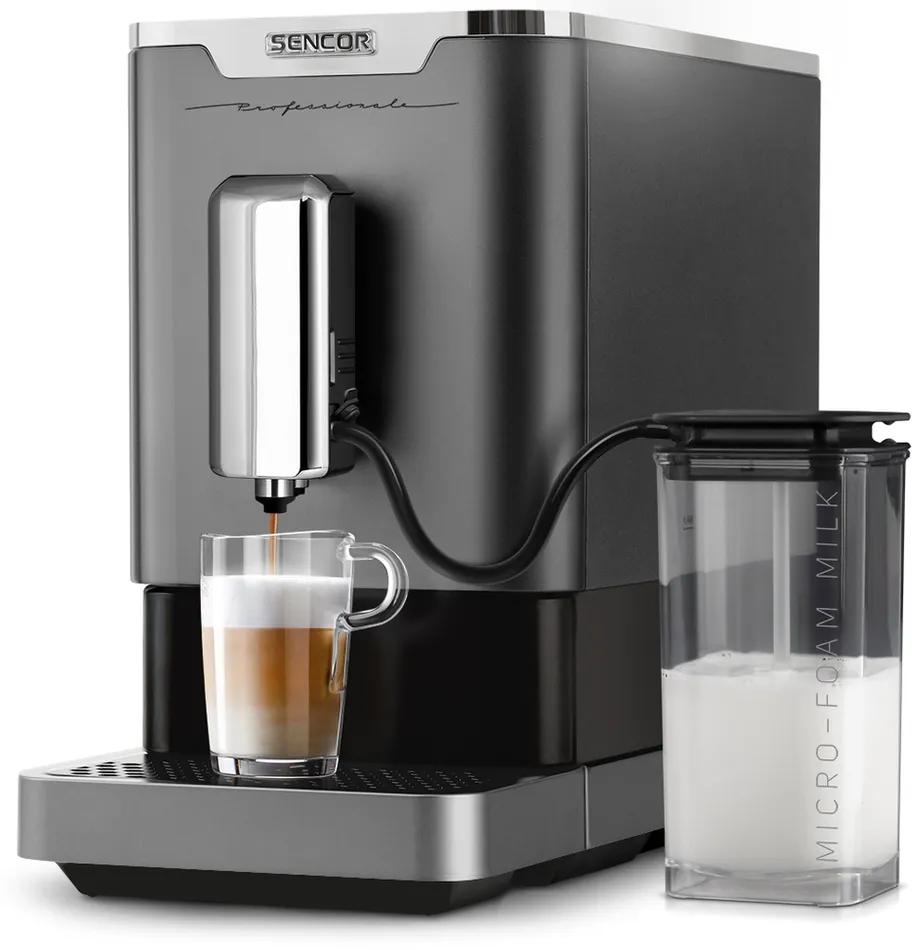 Sencor SES 9200CH kávovar, stříbrná