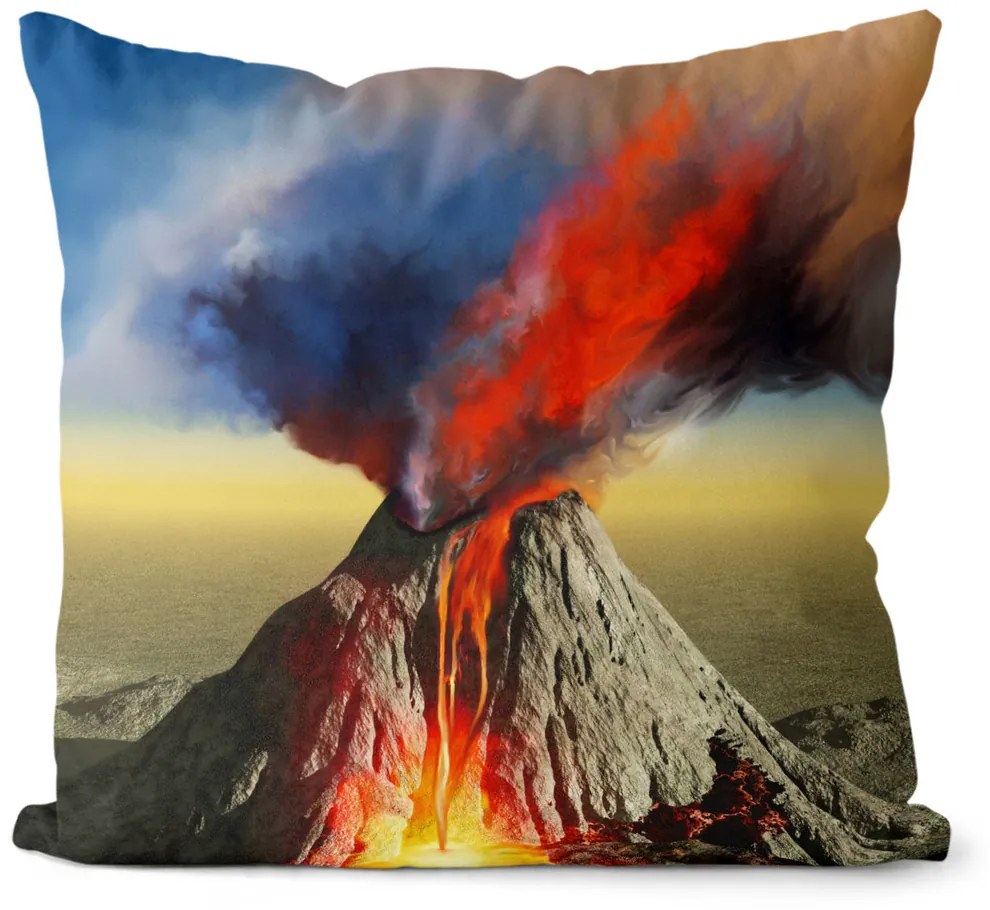 Polštář Sopka (Velikost: 55 x 55 cm)