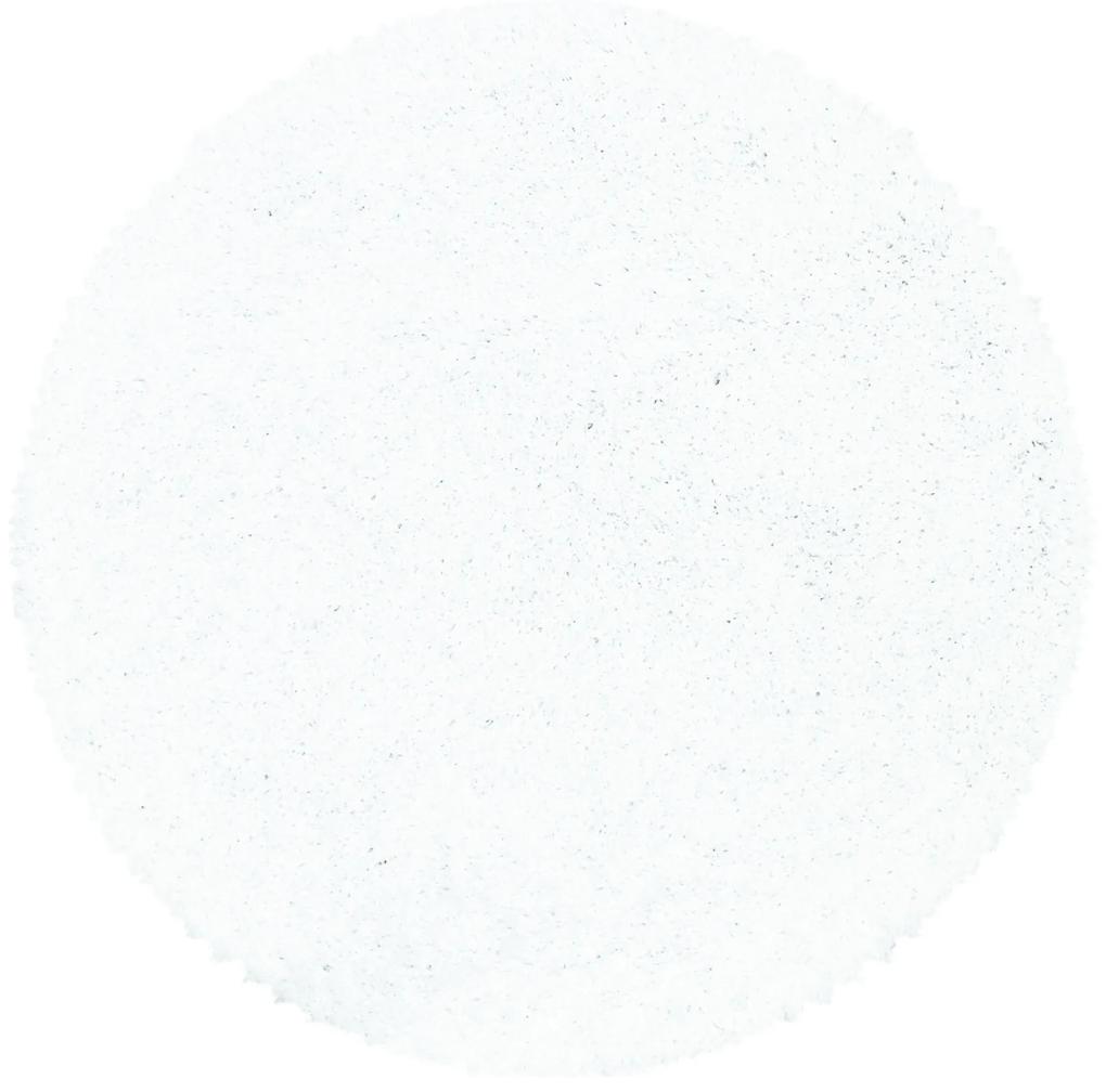 Ayyildiz Kusový koberec SYDNEY 3000, kulatý, Bílá Rozměr koberce: 120 cm KRUH