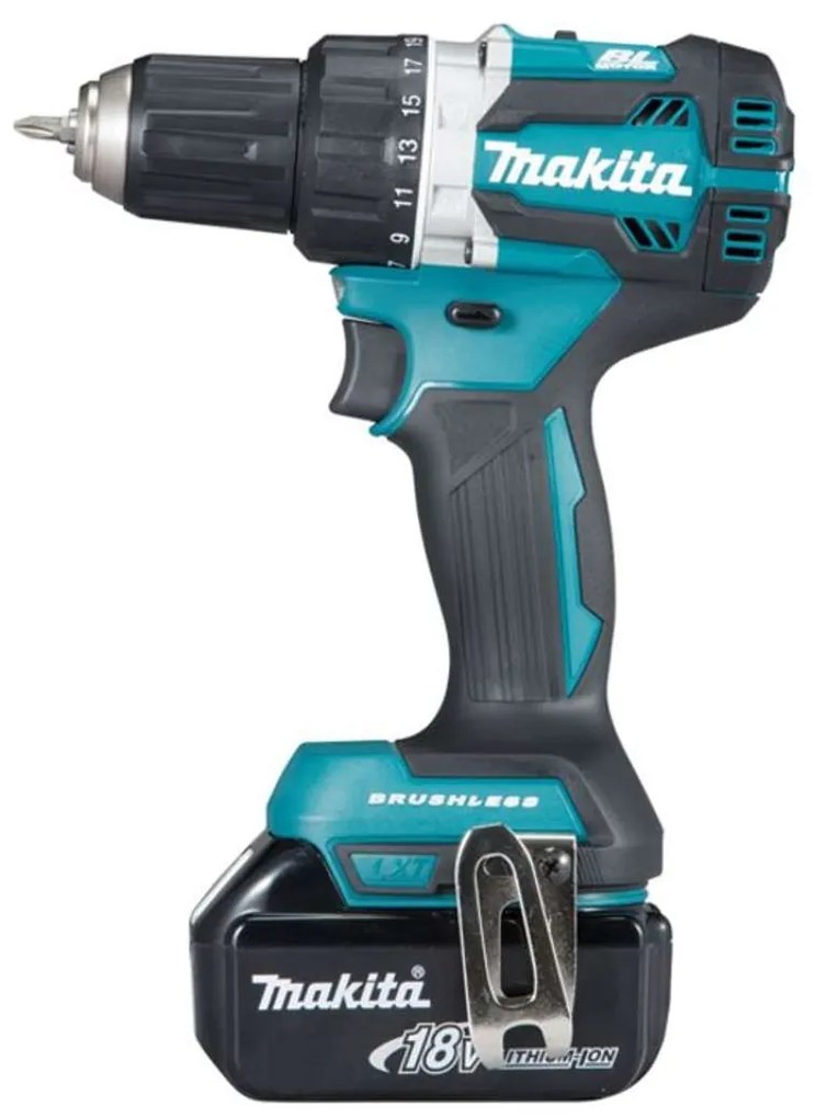 Makita - 18V AKU vrtací šroubovák, 2x aku 3,0 Ah, nabíječka DDF484RFJ