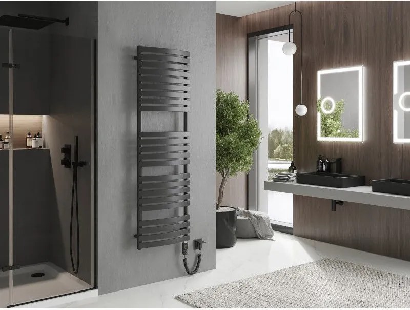 Mexen Bachus, elektrické topné těleso 1600 x 500 mm, 900 W, antracitová, W109-1600-500-2900-66