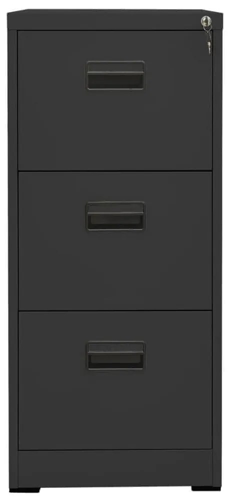 Petromila Kancelářská skříň antracitová 46 x 62 x 102,5 cm ocel