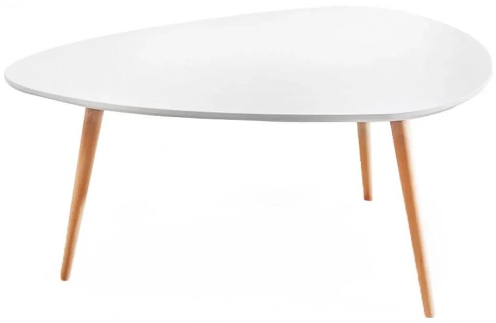 Tutumi Skandinávský konferenční stolek, bílý,100x48x60cm