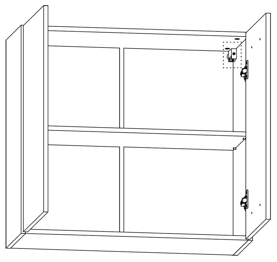 Kuchyňská linka LANGEN ap | 260 cm | PUSH OPEN | artisan