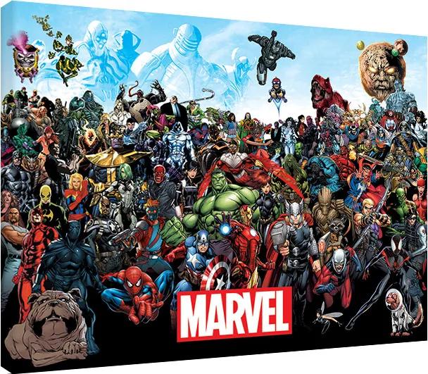Obraz na plátně Marvel - Universe, (80 x 60 cm)
