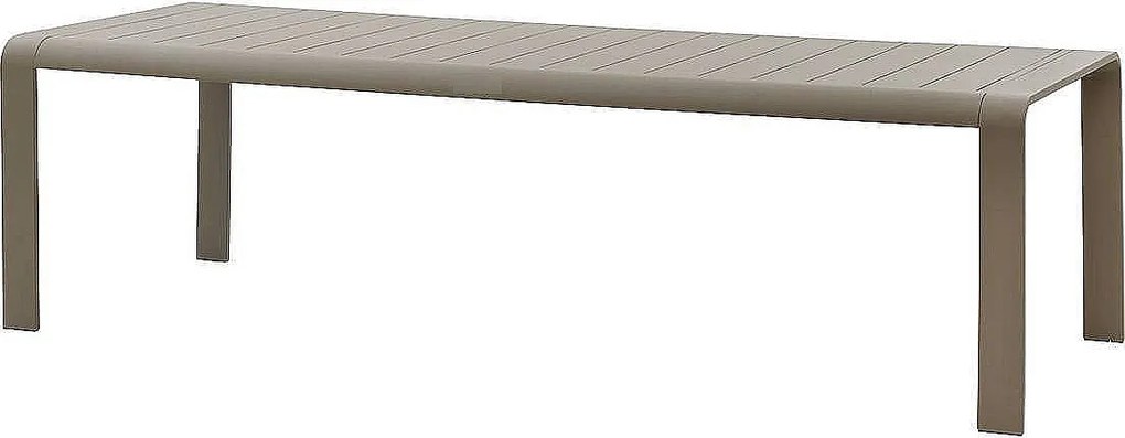 Hliníkový stůl ISABELLA 260x100 cm (café)