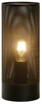 LUCIDE BELI Table Lamp E27 H30cm D12cm Black, stolní lampa