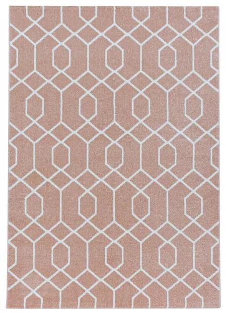 Kusový koberec Efor 3713 rose 200 x 290 cm
