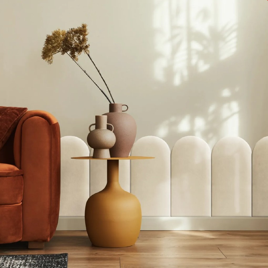 Čalouněný panel - Oblouk - 30x60cm Barva: Krémová bílá