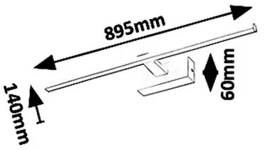 Rabalux 1464 - LED Koupelnové osvětlení zrcadla ALBINA LED/18W/230V IP23