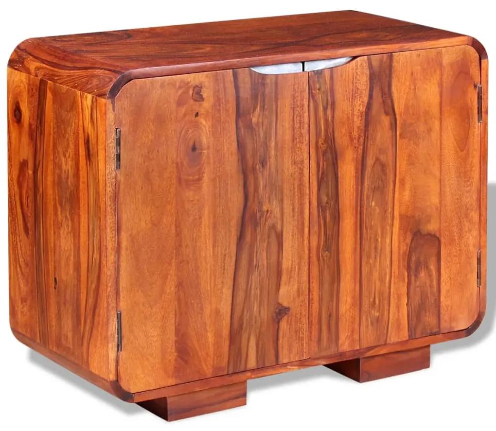 Příborník masivní sheeshamové dřevo 75x35x60 cm - Default Title